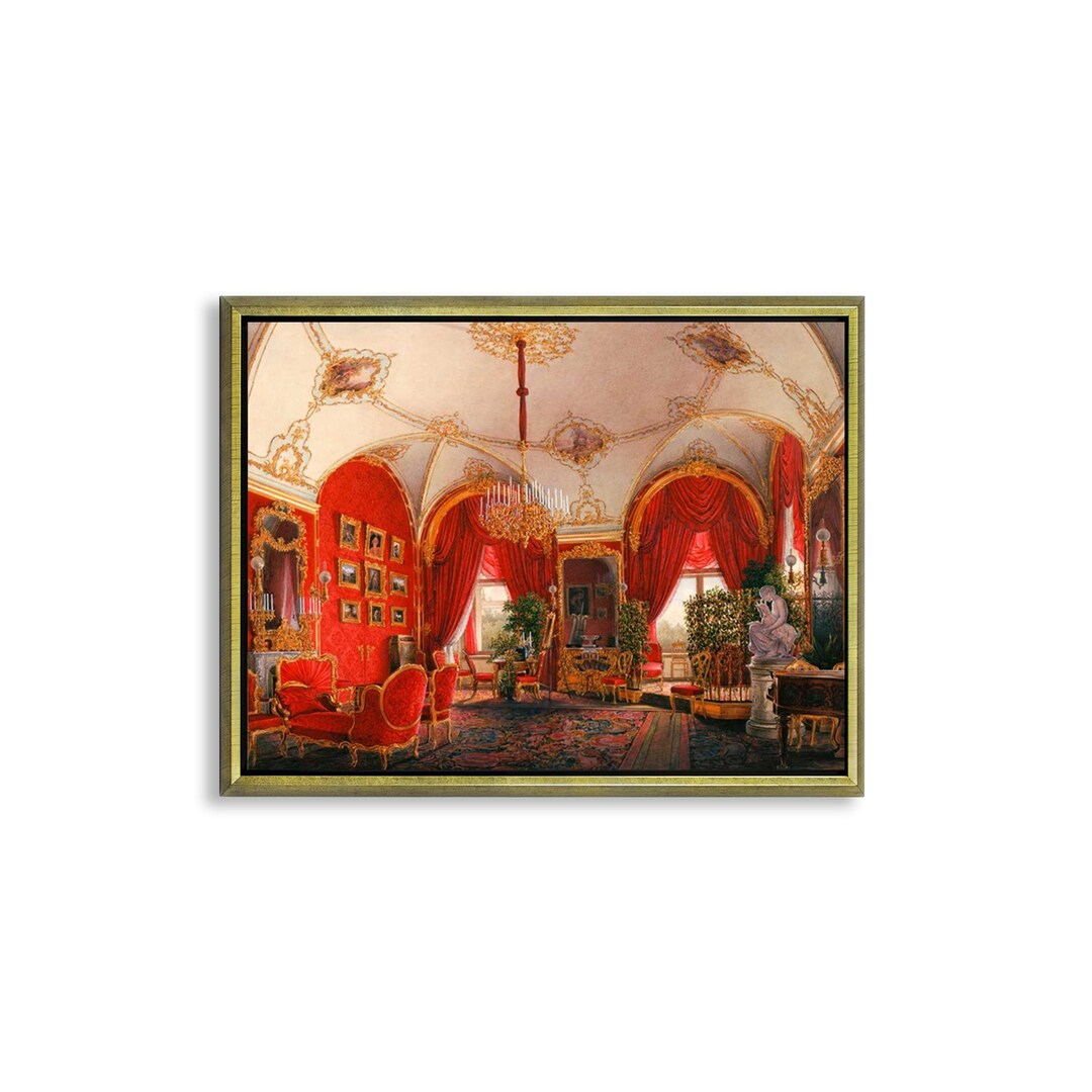 Canvas Poster or Framed Canvas Painting Edward Petrovich Hau Interiors ...