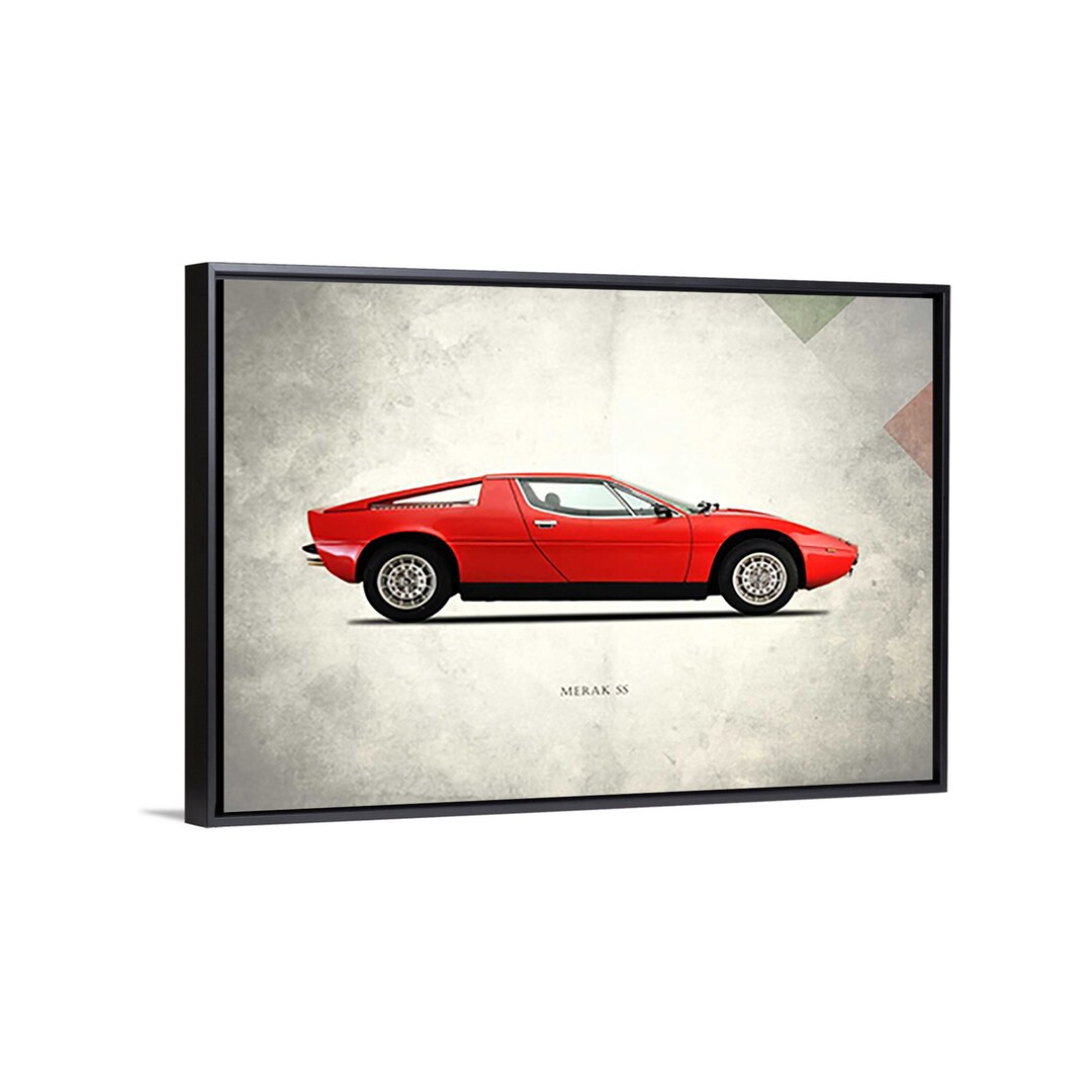 Canvas Poster or Framed Canvas Painting Rogan Mark Maserati Merak-ss ...