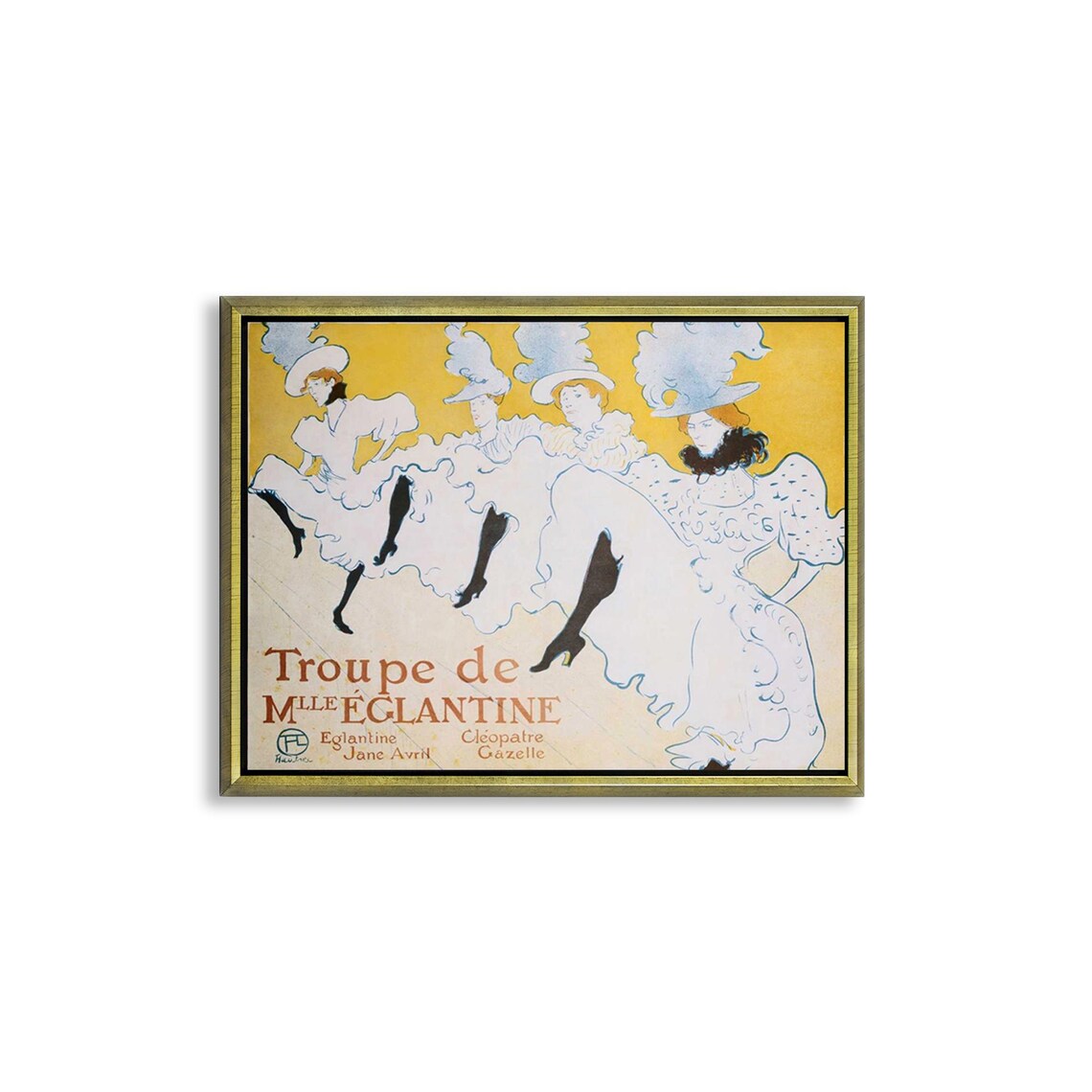 Canvas Poster or Framed Canvas Painting Henri Toulouse-lautrec the ...