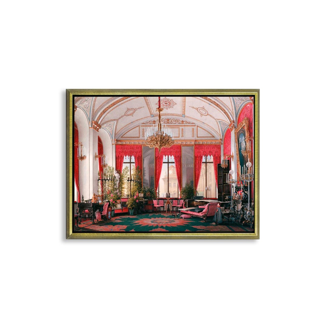 Canvas Poster or Framed Canvas Painting Edward Petrovich Hau Interiors ...