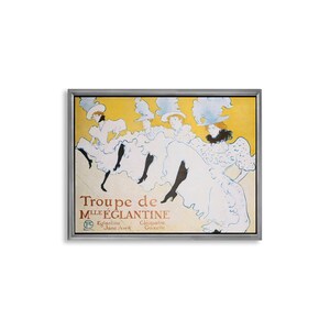 Canvas Poster or Framed Canvas Painting Henri Toulouse-lautrec the ...