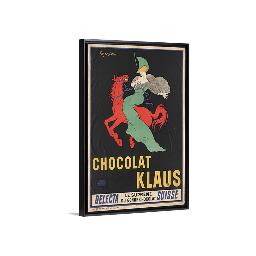 Canvas Poster or Canvas Painting With Chocolate Klaus Frame - Etsy
