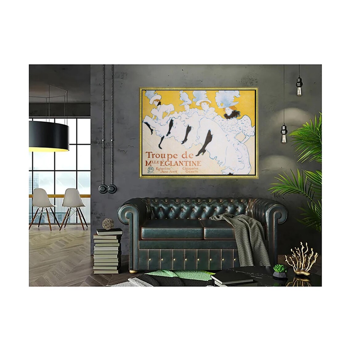 Canvas Poster or Framed Canvas Painting Henri Toulouse-lautrec the ...