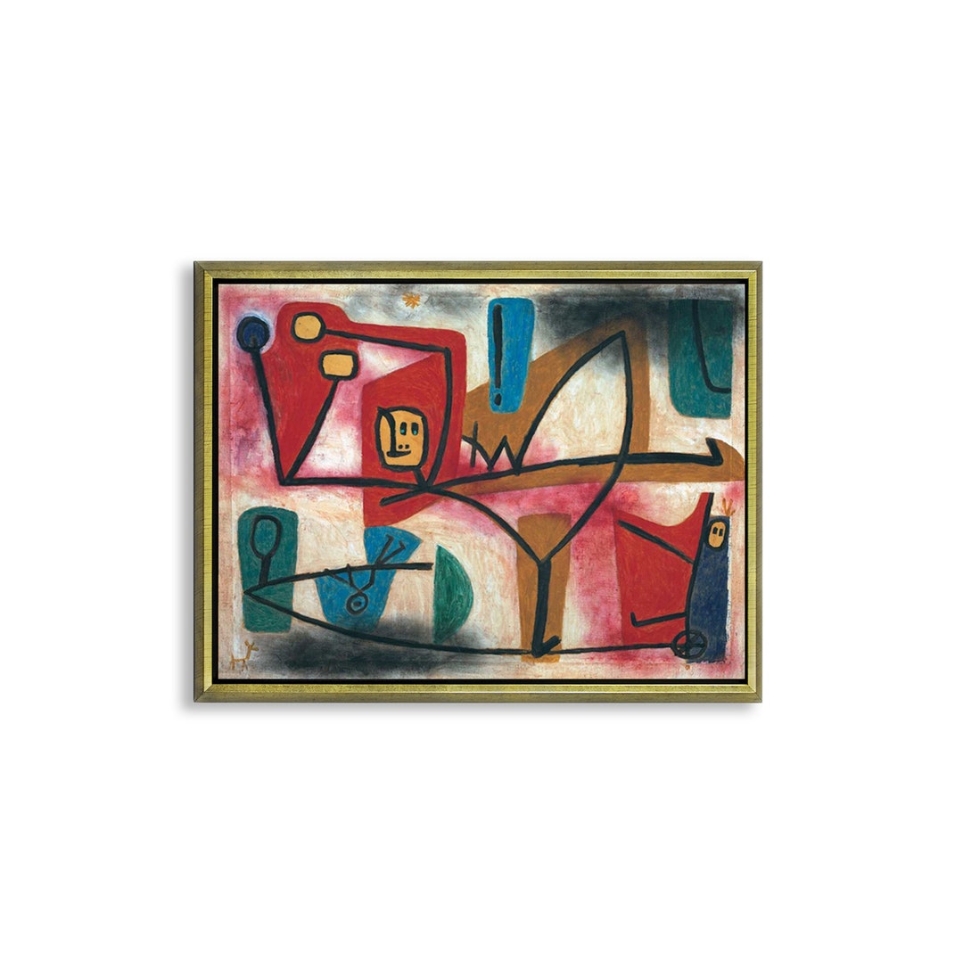 Poster Canvas or Canvas Picture With Frame Paul Klee Arrogance - Etsy