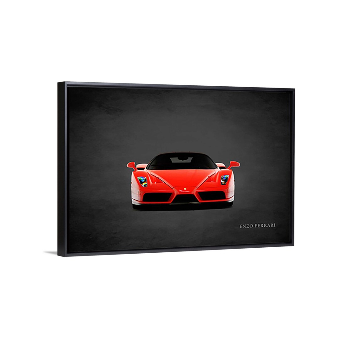 Canvas Poster or Framed Canvas Painting Rogan Mark Ferrari Enzo Front ...