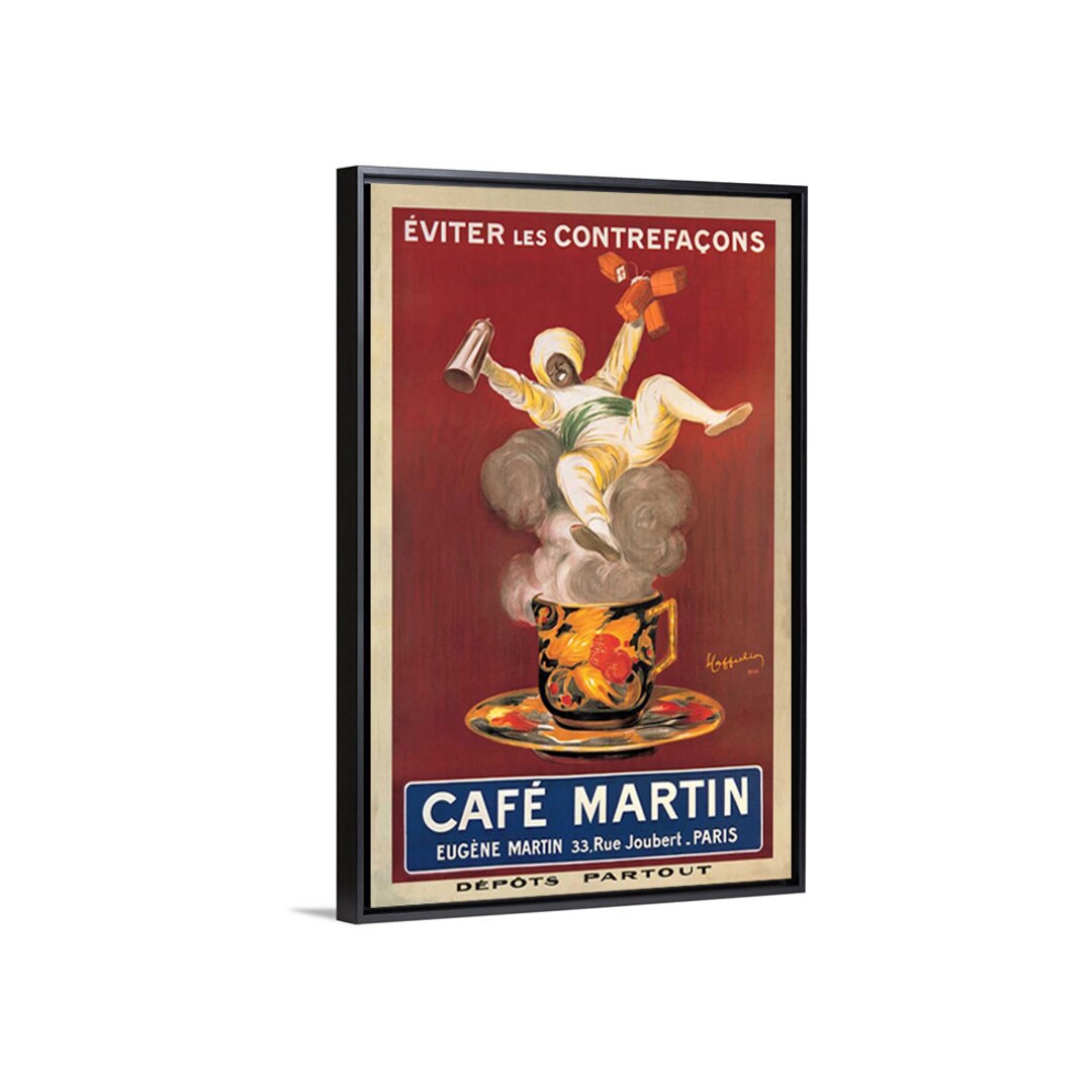 Canvas Poster or Framed Canvas Painting Maccheroni Cafe Martin-1921 - Etsy