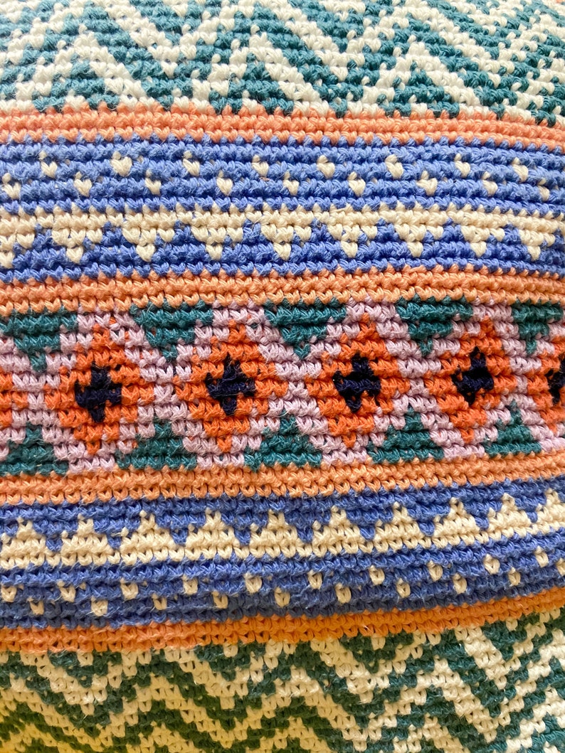 Funky Pillow **PDF Crochet Pattern Download** - Etsy