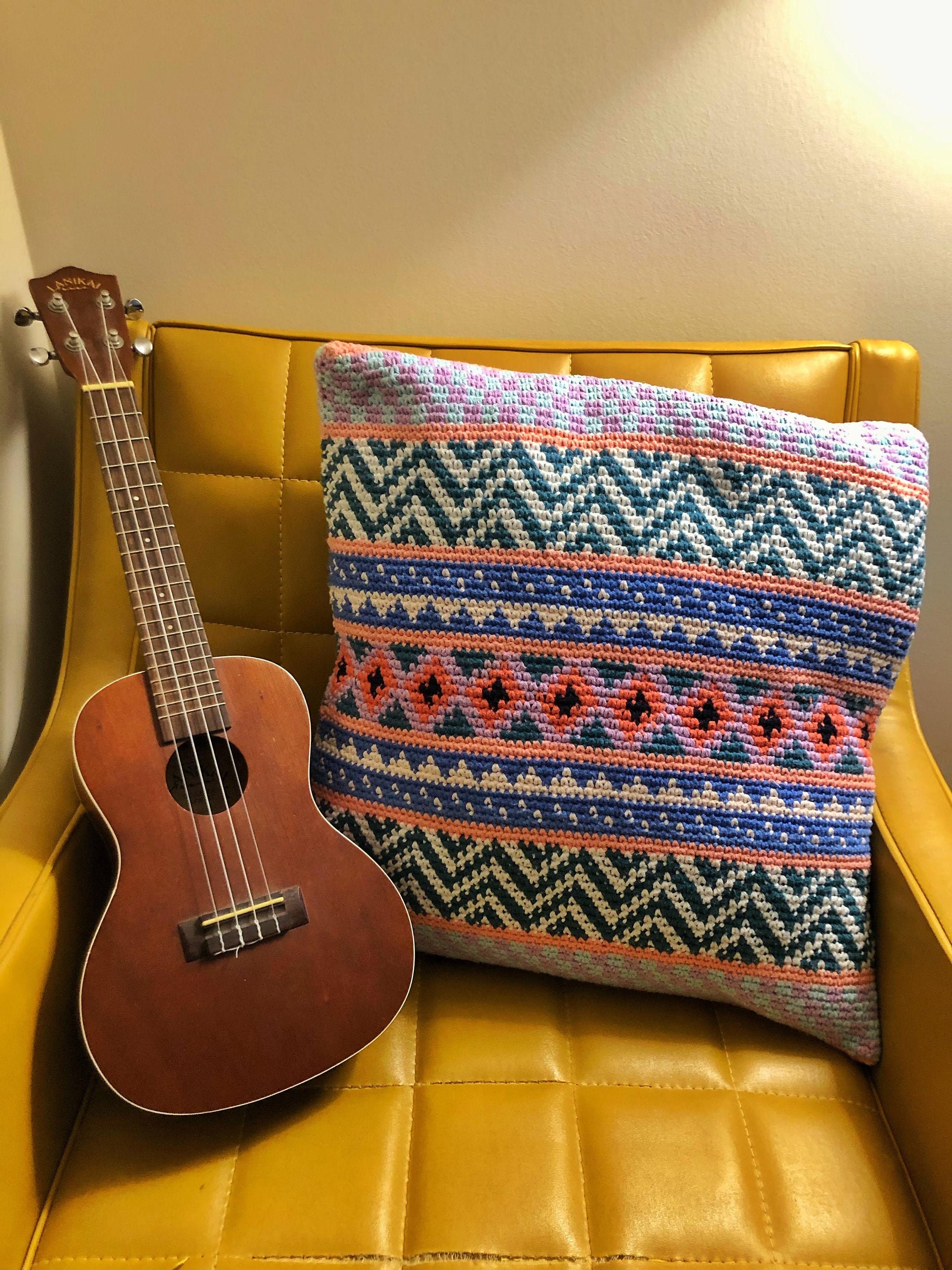 Funky Pillow **PDF Crochet Pattern Download** - Etsy