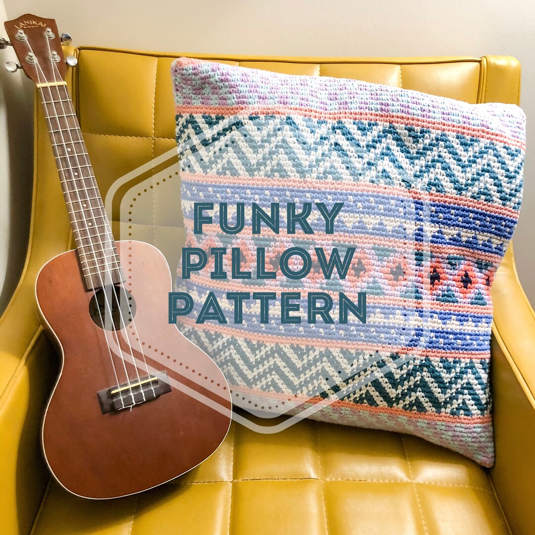 Funky Pillow **PDF Crochet Pattern Download** - Etsy