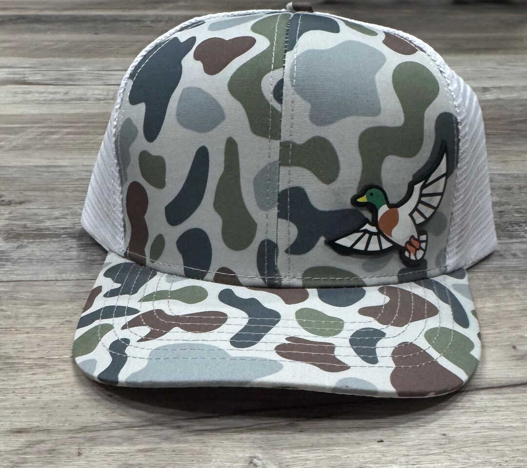 Camo Duck Hat – Custom Embroidered Trucker Hat | Hunting Hat | Outdoor ...