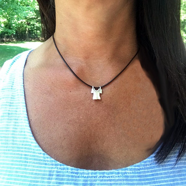 T Shirt Necklace - Etsy