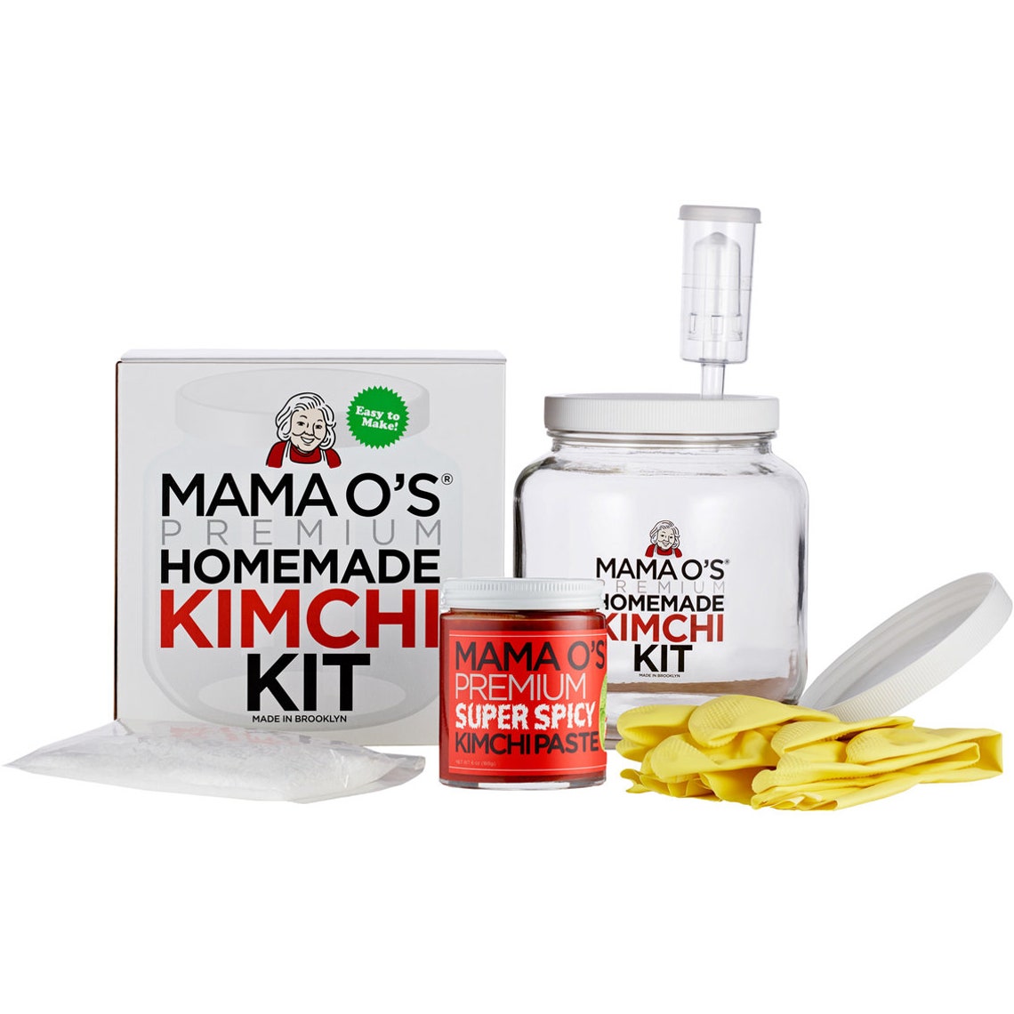 Mama O's Premium Homemade Kimchi Kit - Etsy