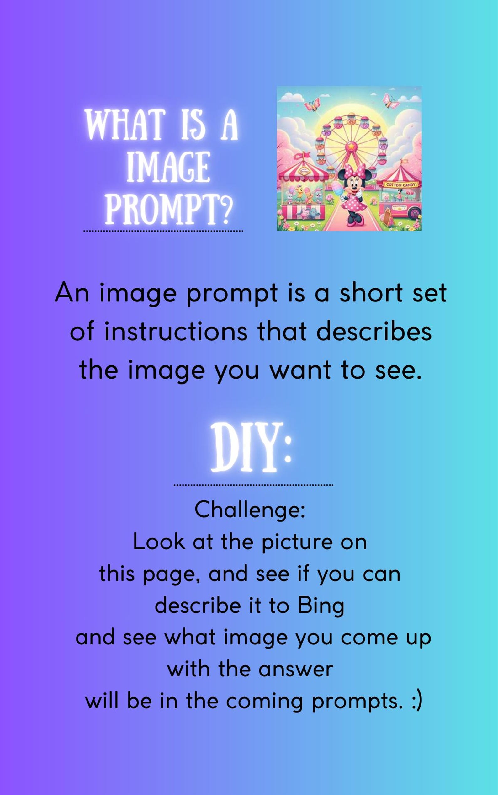 75 Bing Prompts for Beginners - Etsy