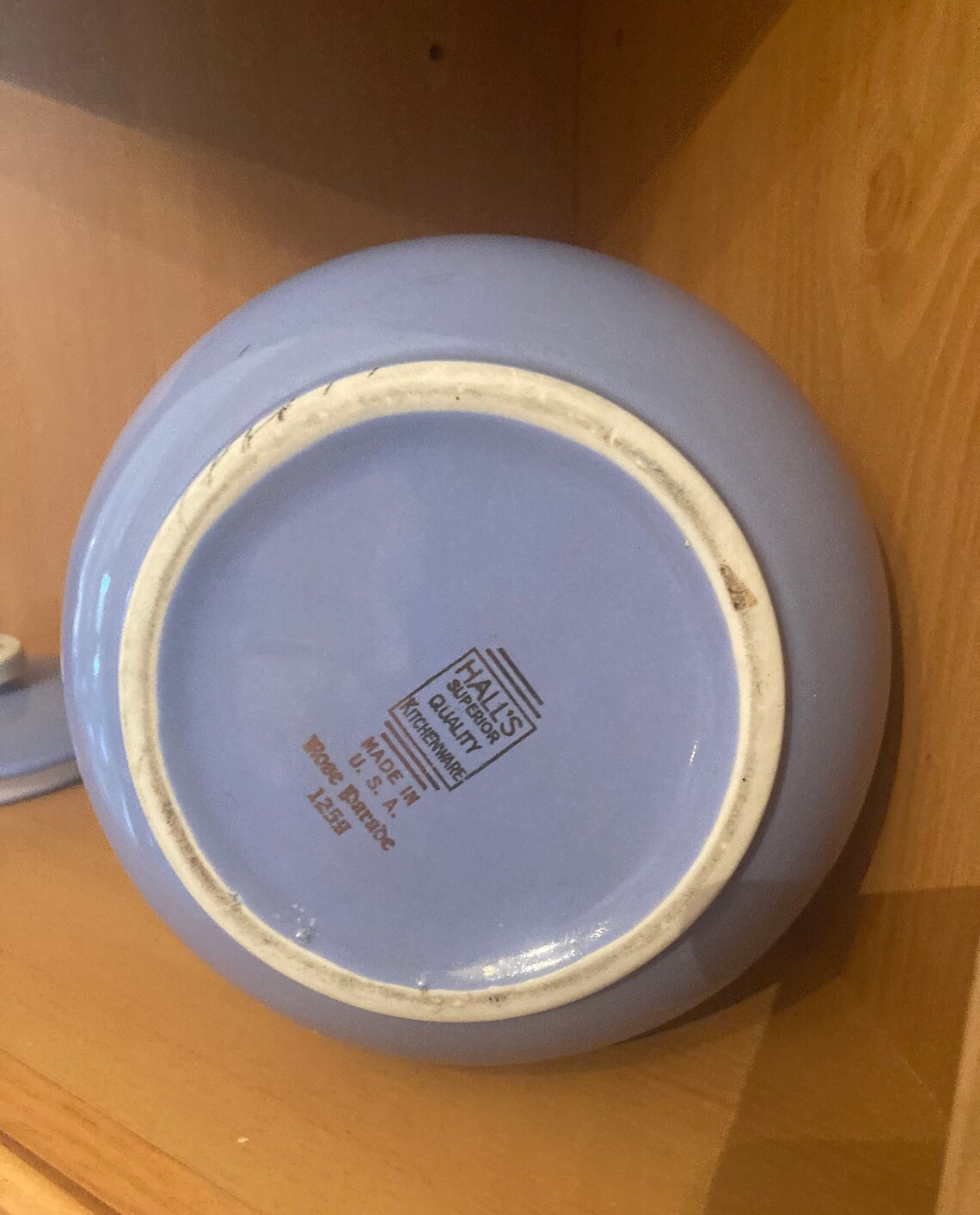 HALL Rose Parade Bean Pot With Lid Hall's Superior - Etsy