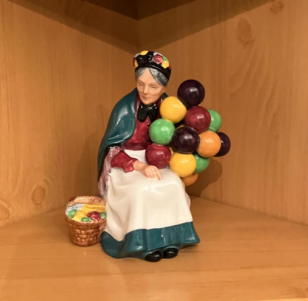Royal Doulton Original Vintage Porcelain "the Old Balloon Seller ...