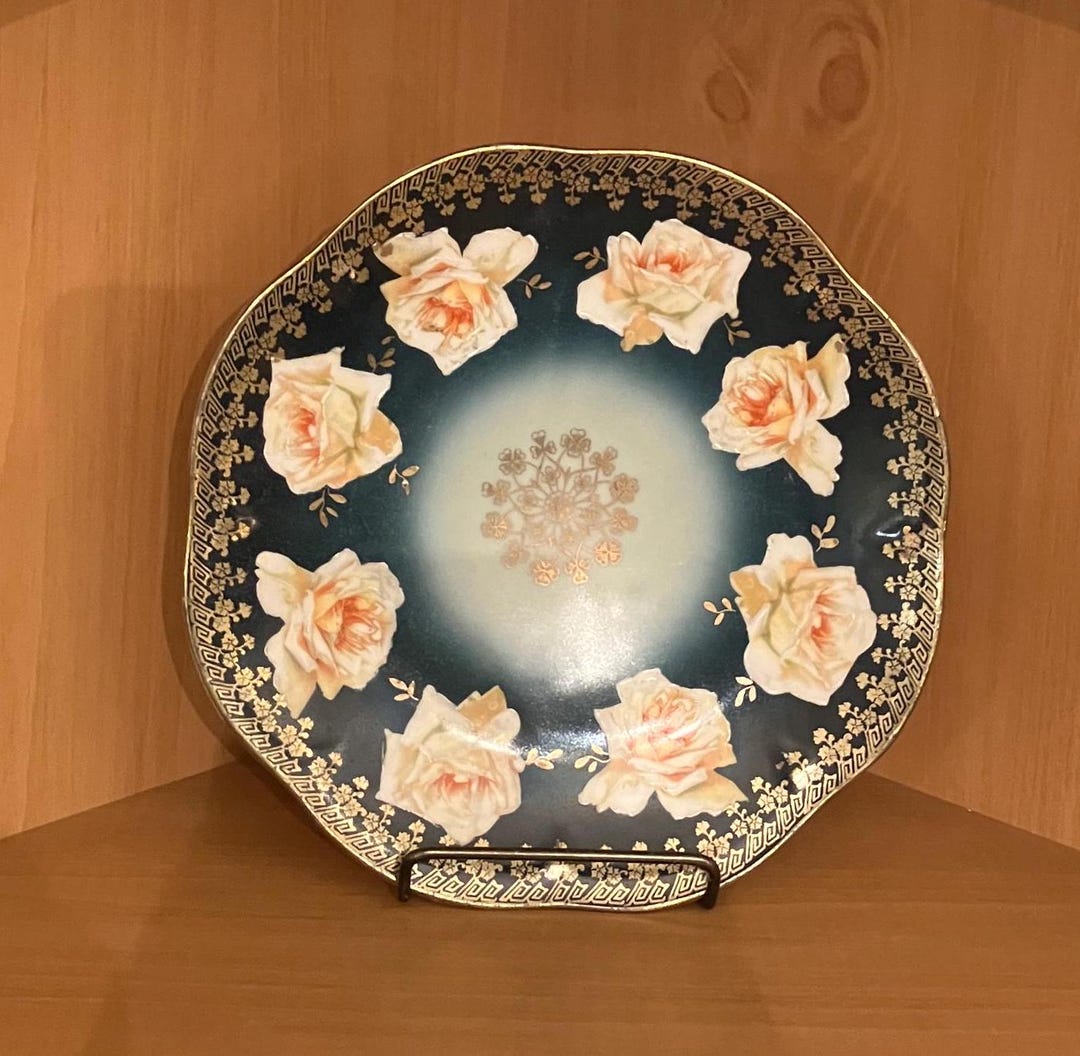 Zeh Scherzer, Zs&co Signed Antique Hand Painted Mignon Cabinet Plate ...