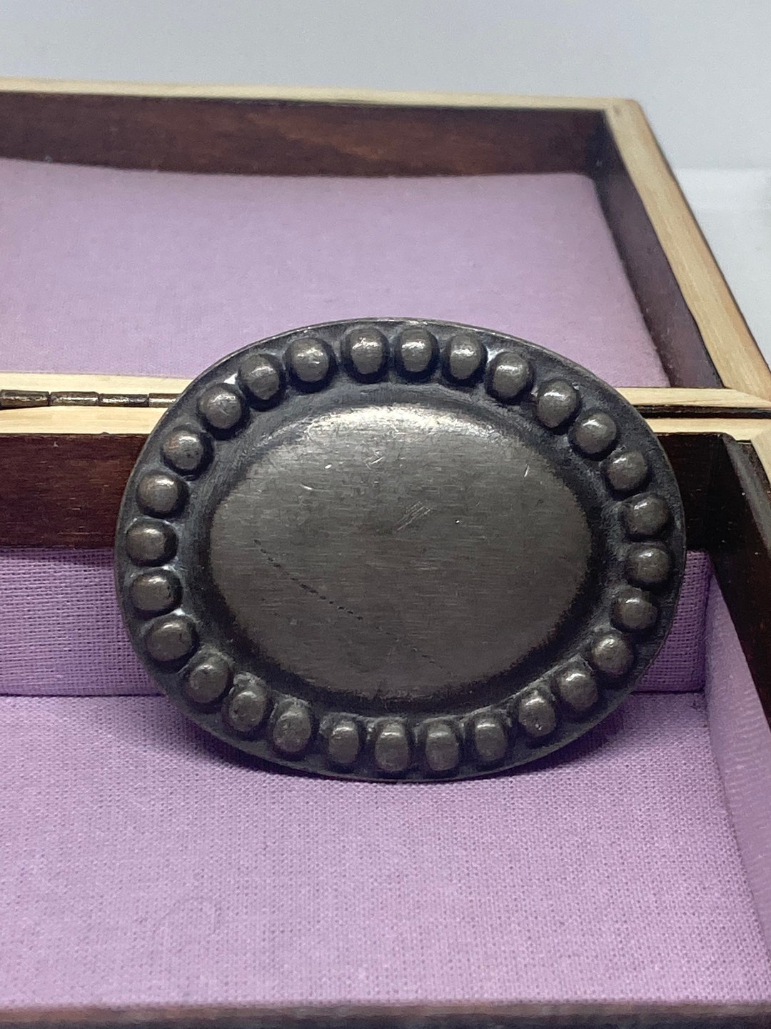 Tennung Design Vintage Swedish Pewter Modernist Brooch by Erik Fransson ...