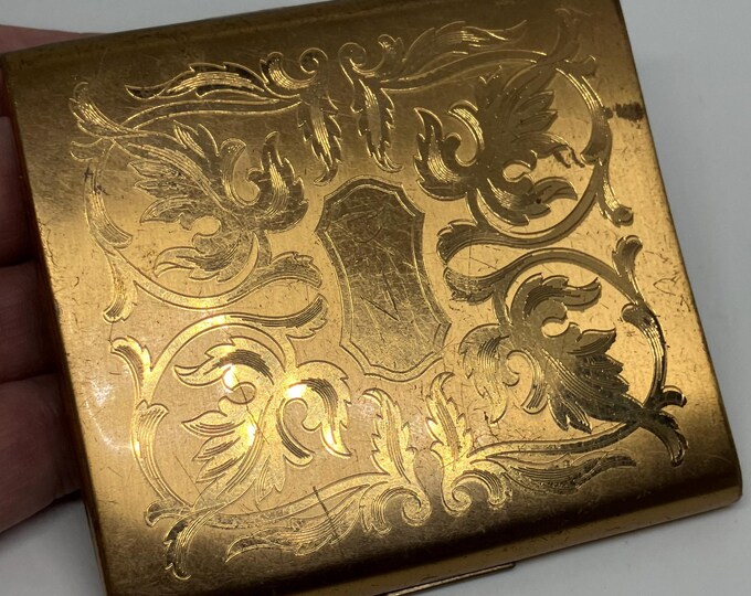 Elgin American Vintage Art Deco Etched Gold Toned Metal Money Clip ...