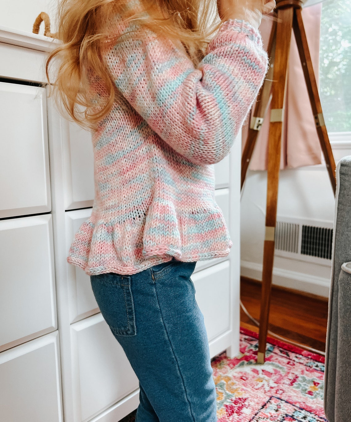 Cotton Candy Sweater / Knitting Pattern - Etsy