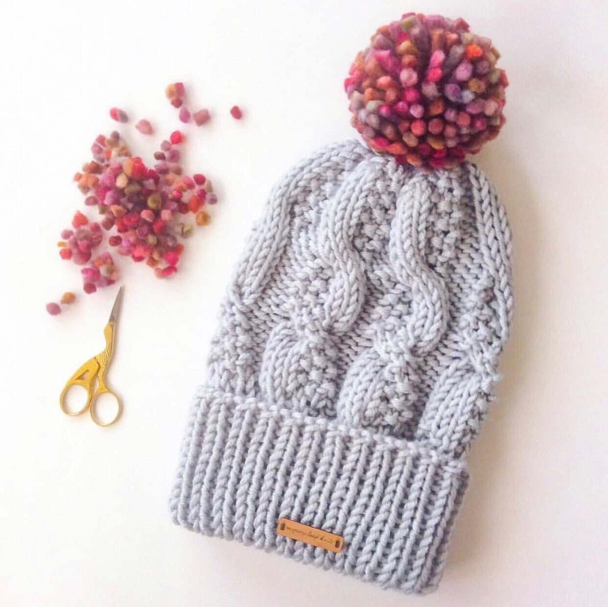 The Pebbled Cable Beanie PATTERN / PDF Download - Etsy
