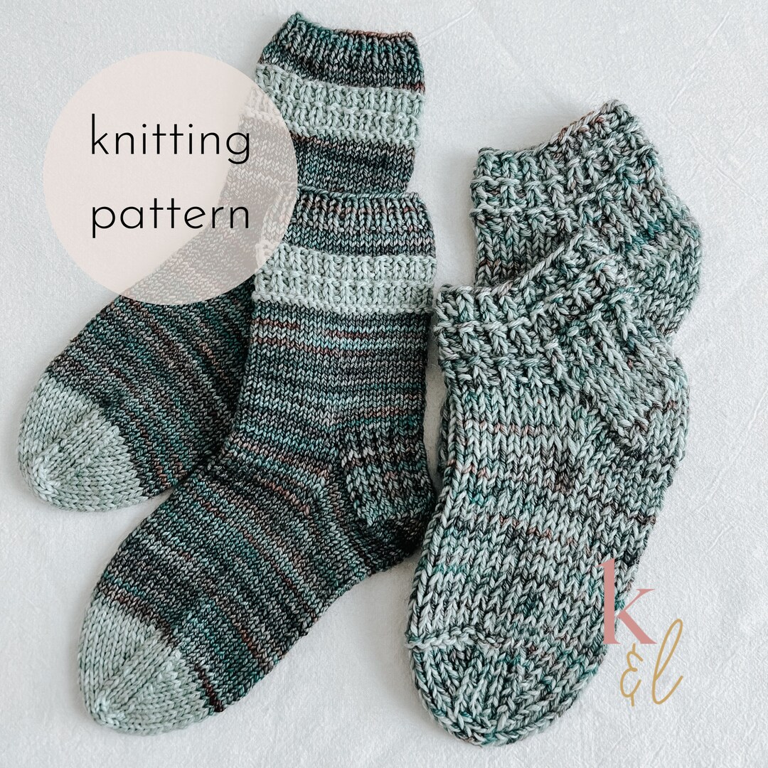 The Mini Willow Sock Set Knitting Pattern / PDF Download - Etsy