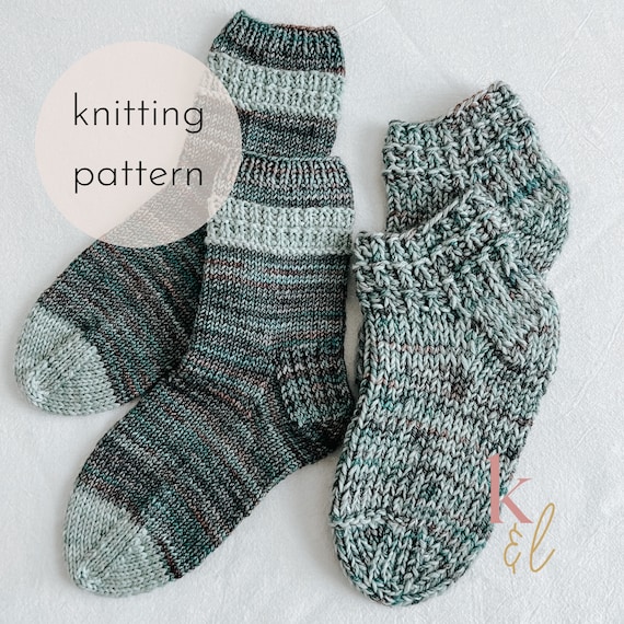 The Mini Willow Sock Set Knitting Pattern / PDF Download - Etsy