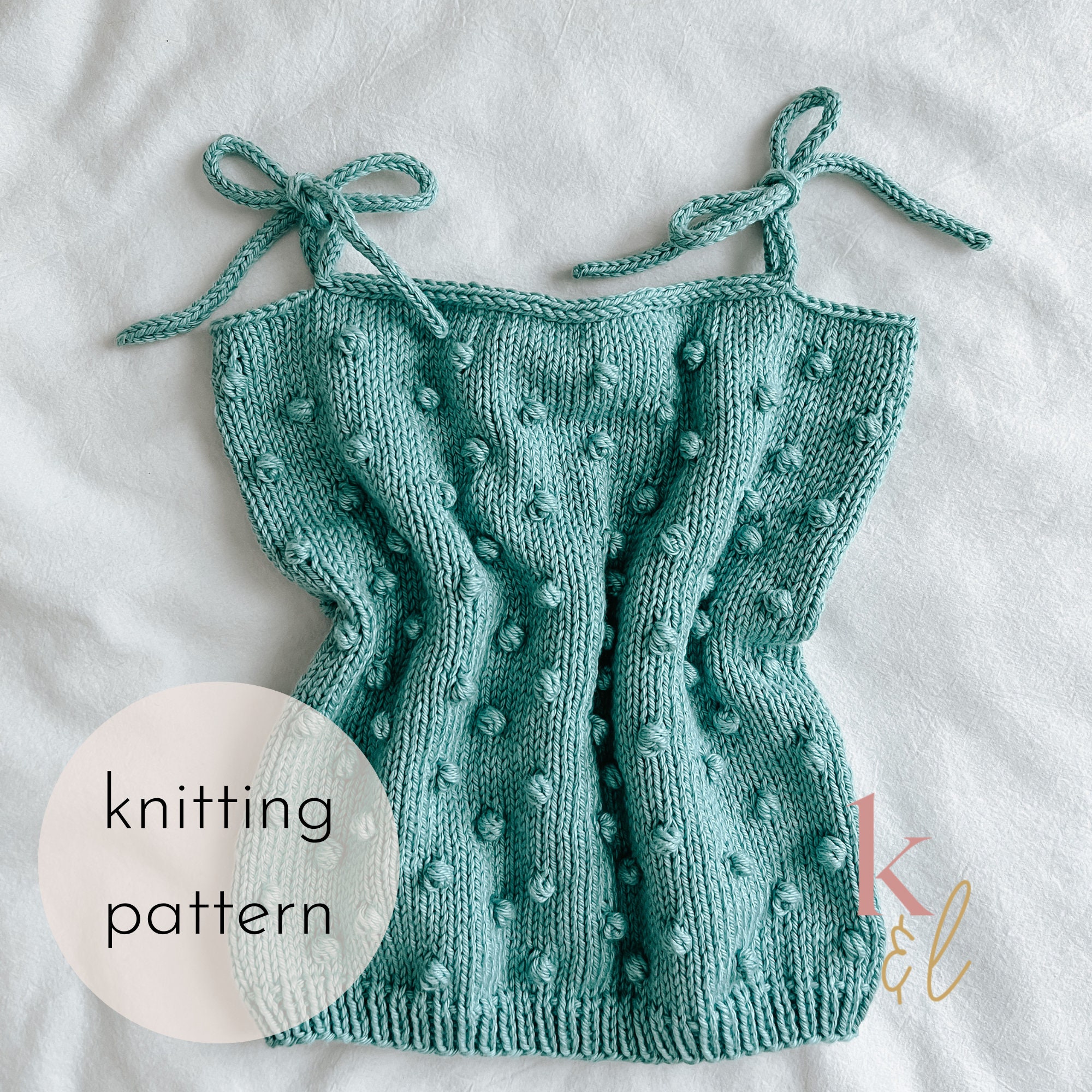 Chasing Bubbles Top Knitting Pattern / PDF DOWNLOAD - Etsy