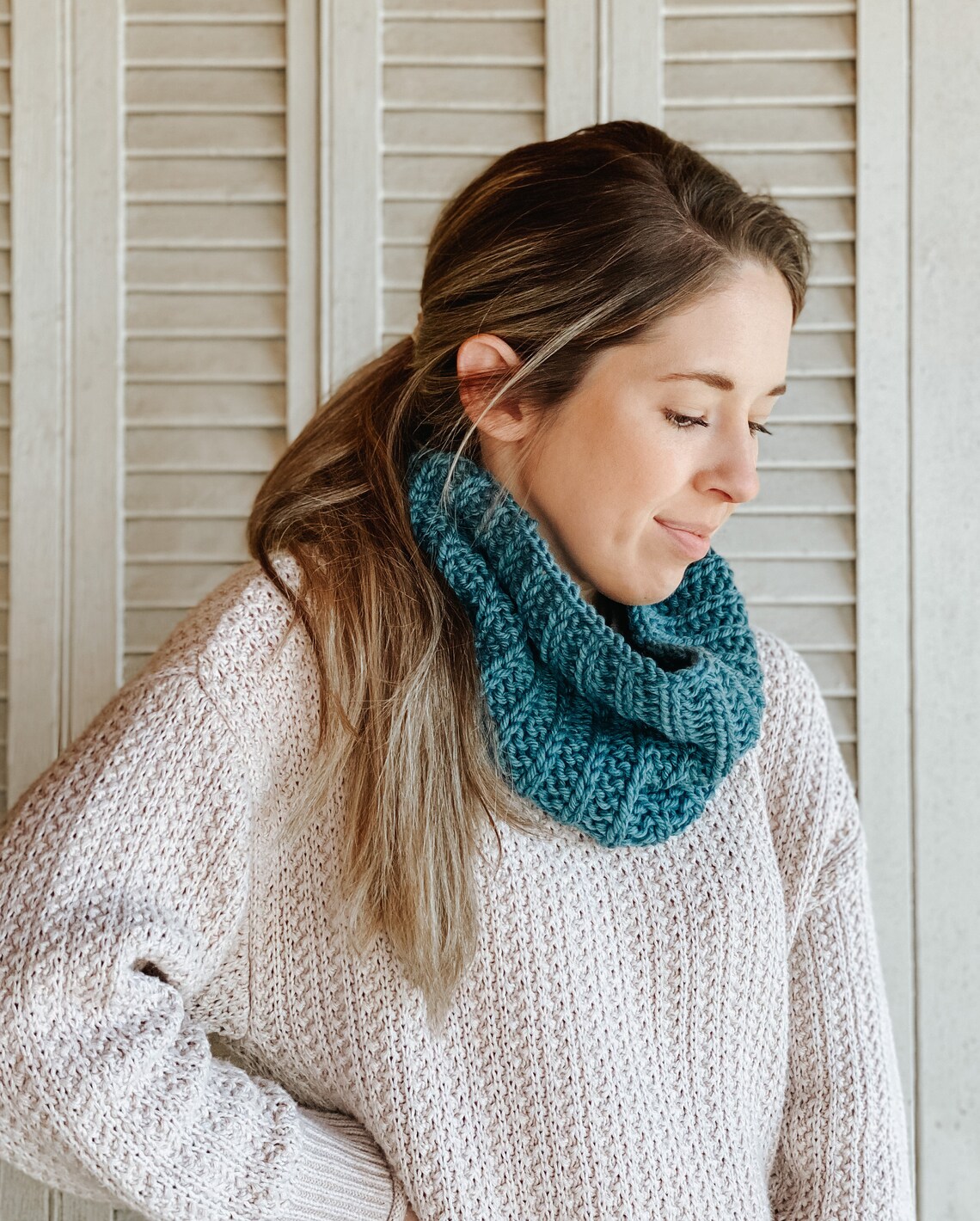 Bulky Coffee Bean Cowl Knitting Pattern / PDF Download | Etsy