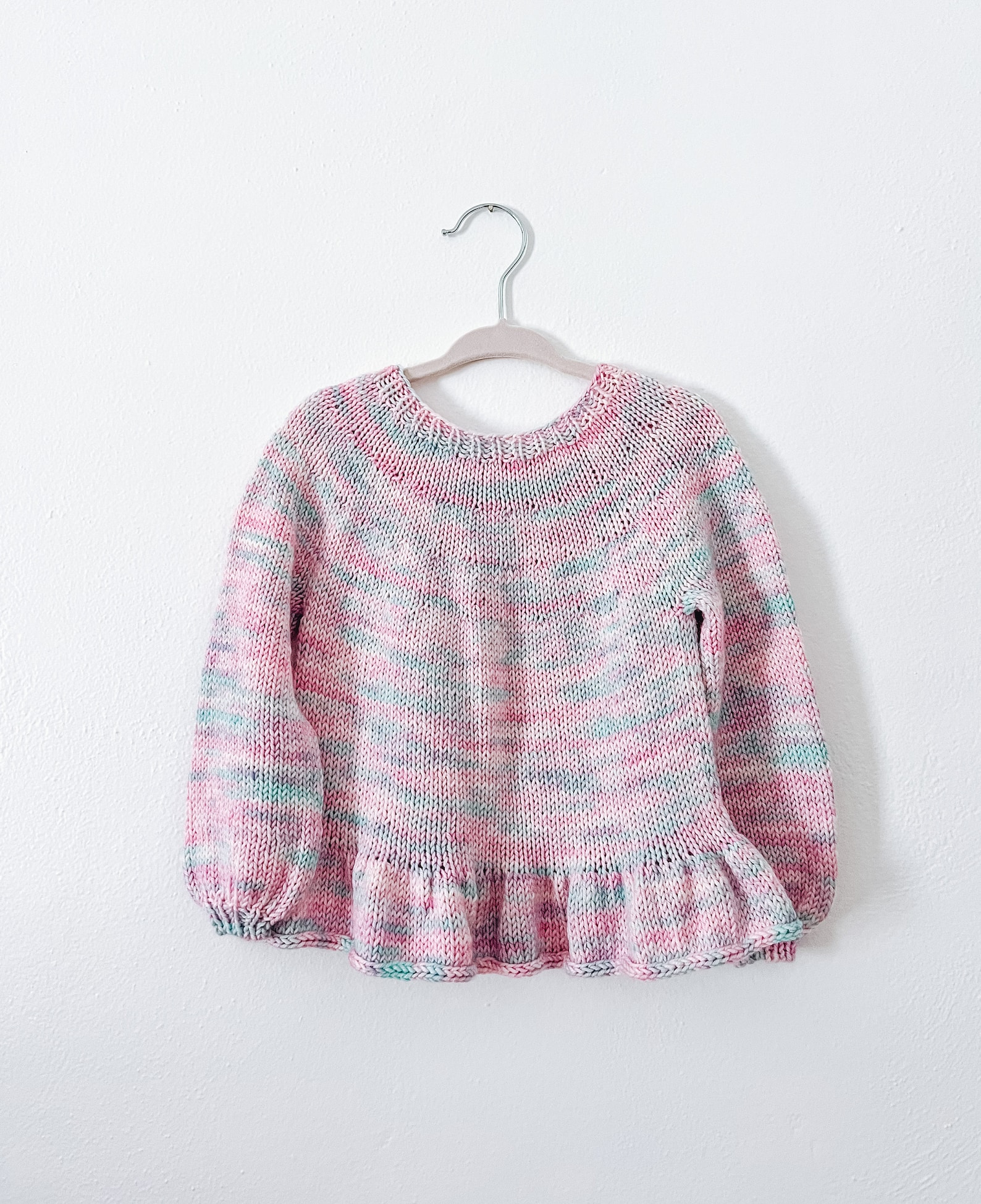 Cotton Candy Sweater / Knitting Pattern - Etsy