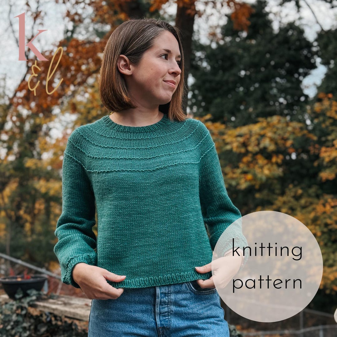 Adult Acorn Sweater Knitting Pattern / Digital Download PDF - Etsy
