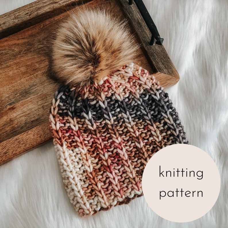 The Coffee Bean Beanie Knitting Pattern / PDF Download - Etsy Australia