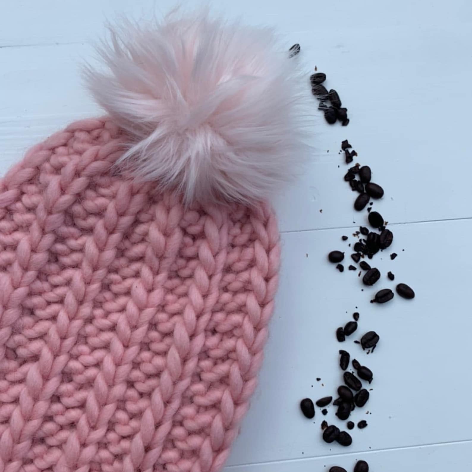 Extra Bold Coffee Bean Beanie Knitting Pattern / Baby-adult | Etsy