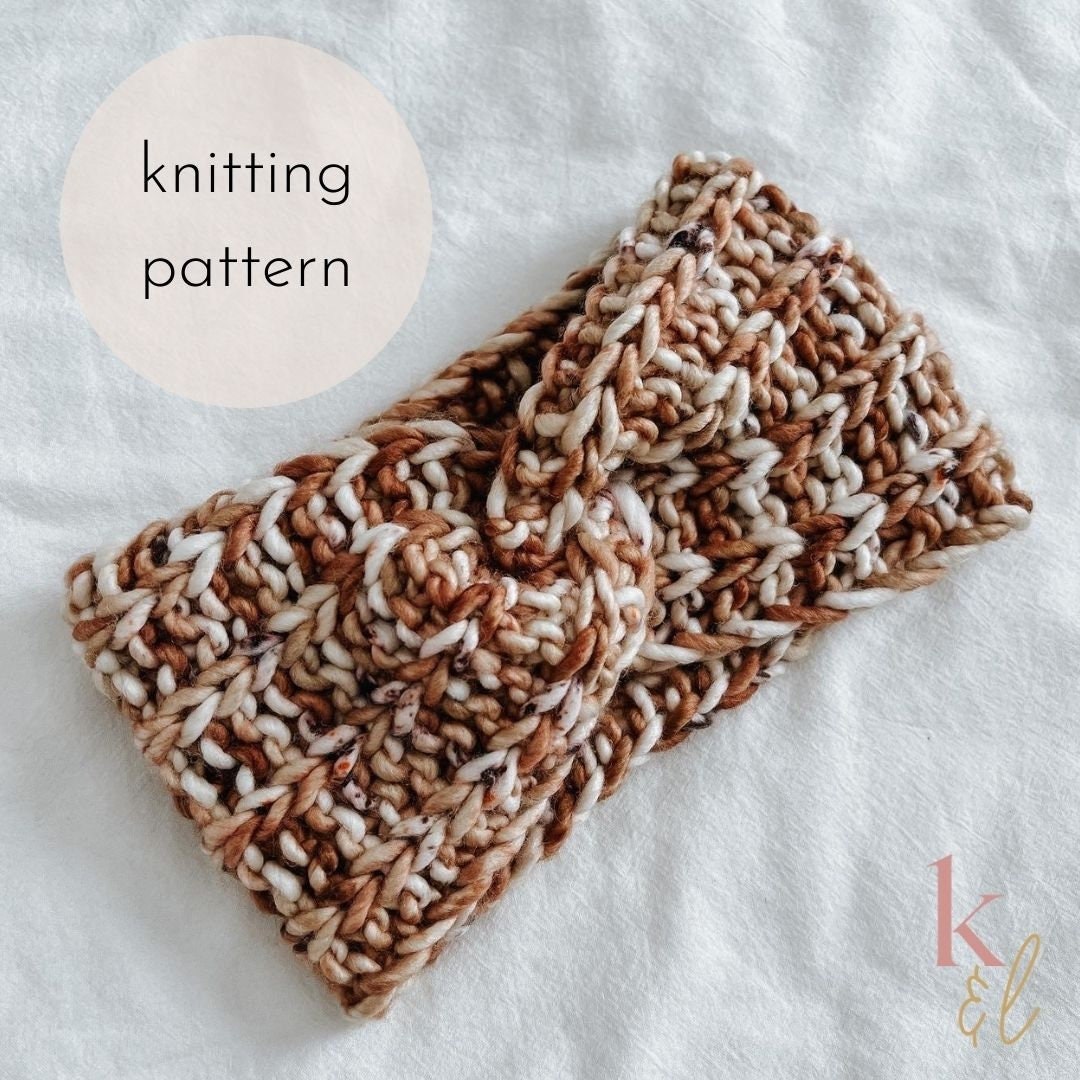Coffee Bean Headband Knitting Pattern / PDF Download - Etsy