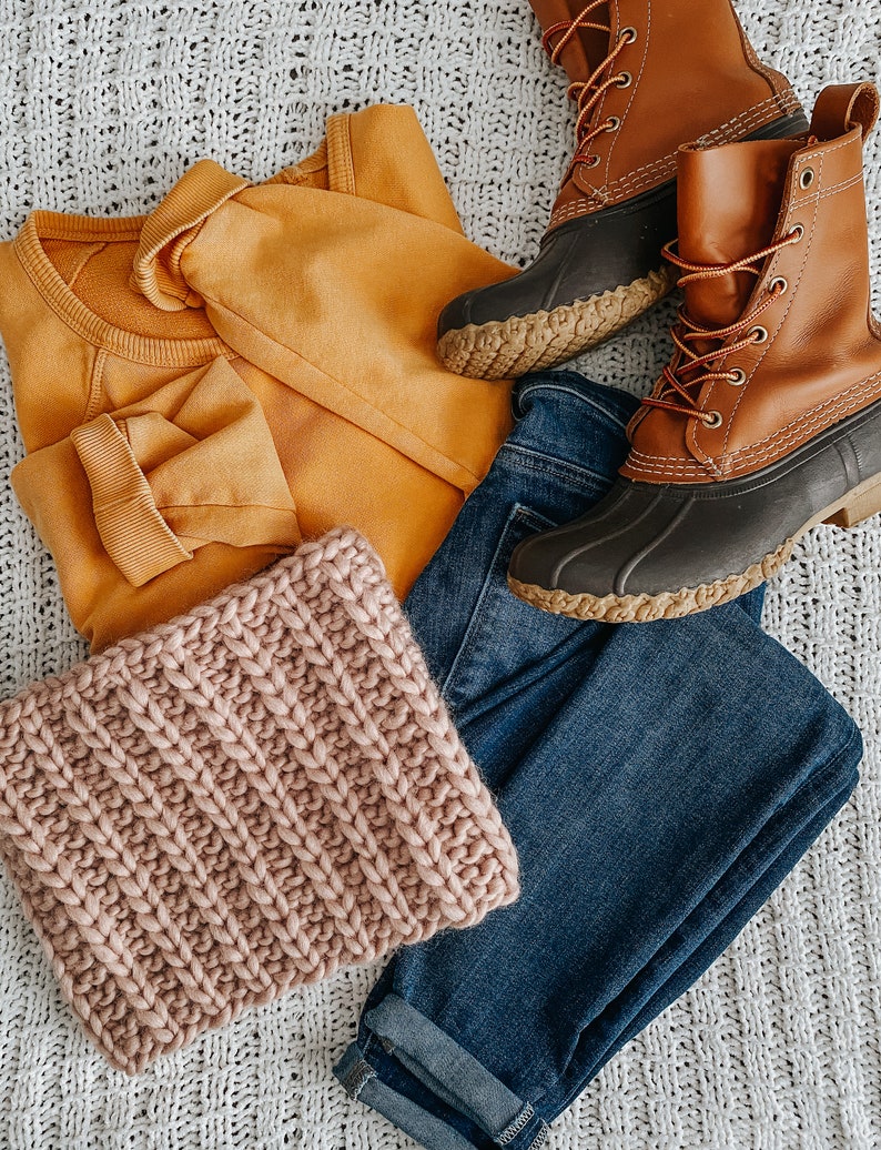 Coffee Bean Cowl Knitting Pattern / PDF Download - Etsy