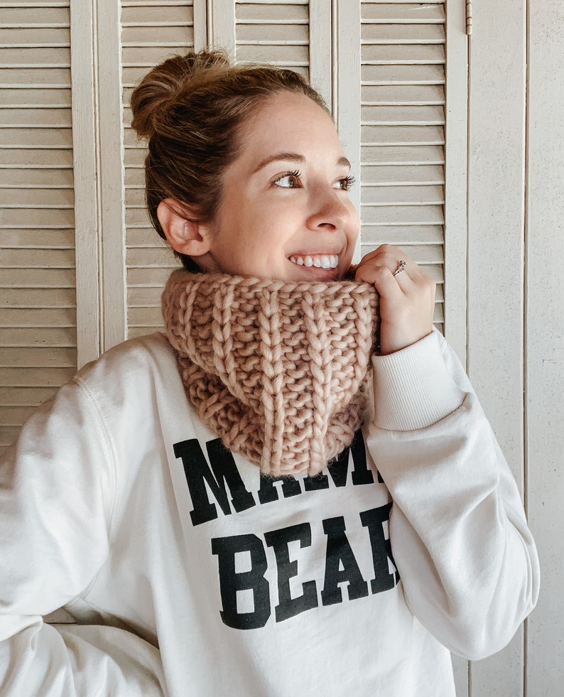 Coffee Bean Cowl Knitting Pattern / PDF Download - Etsy