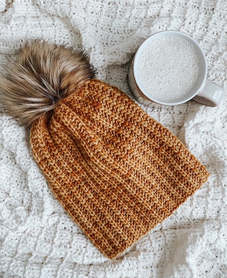 Light Roast Coffee Bean Beanie | Etsy