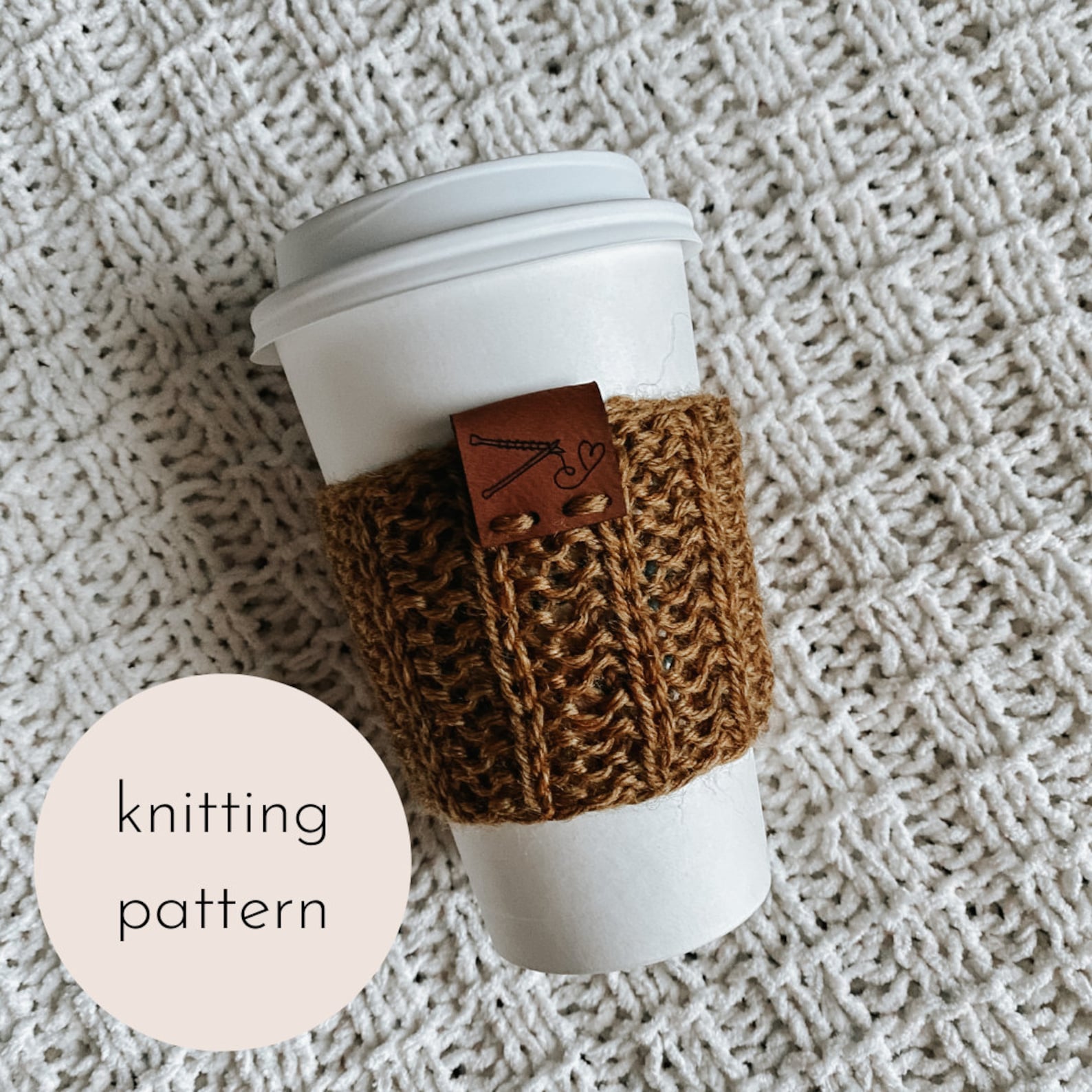 Coffee Bean Cozy Knitting Pattern / PDF Download - Etsy