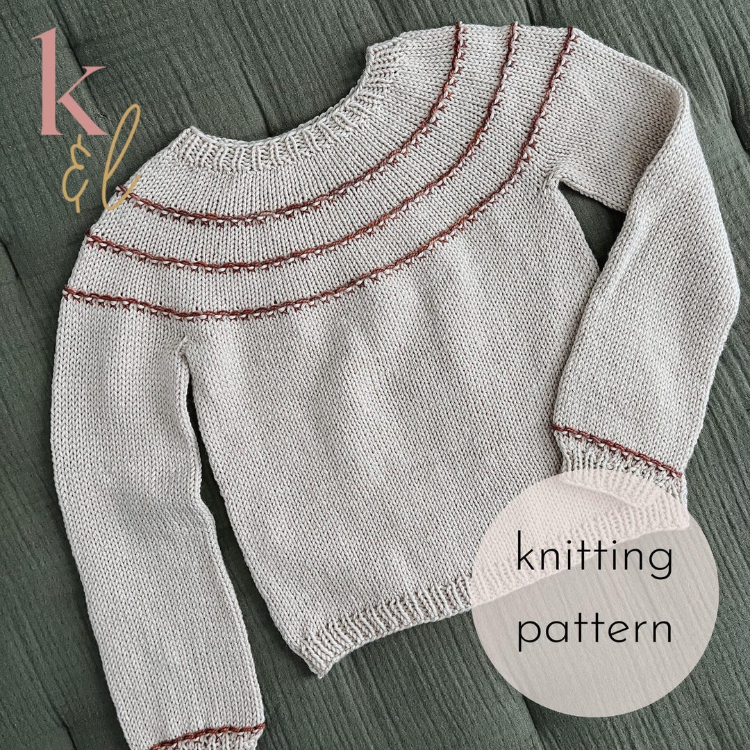 Acorn Sweater Knitting Pattern / DIGITAL PDF - Etsy