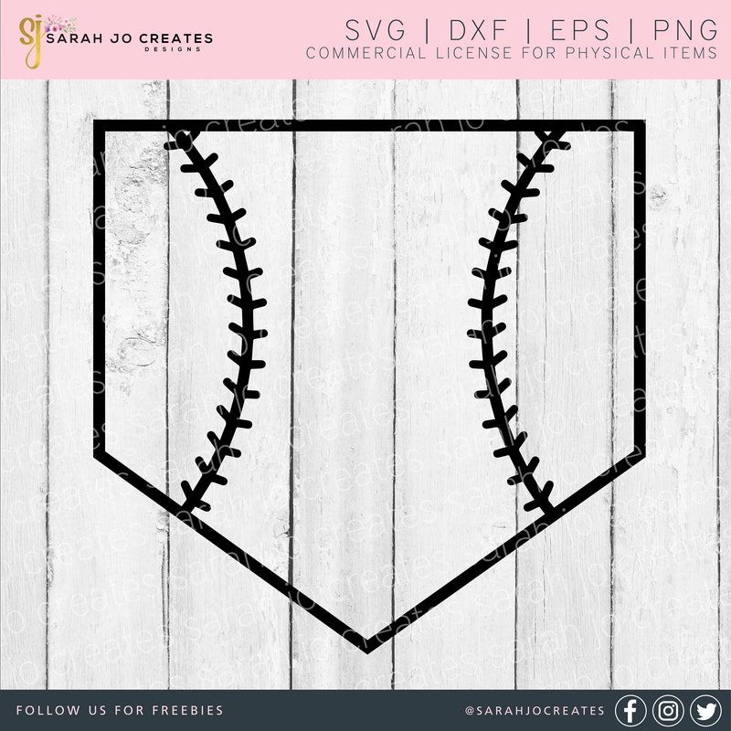 Home Plate Svg - Etsy