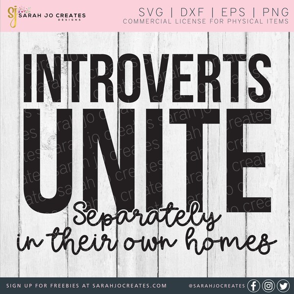 Introverts Unite - Etsy