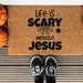 Life is Scary Without Jesus SVG: Christian Halloween Spiderweb (digital ...