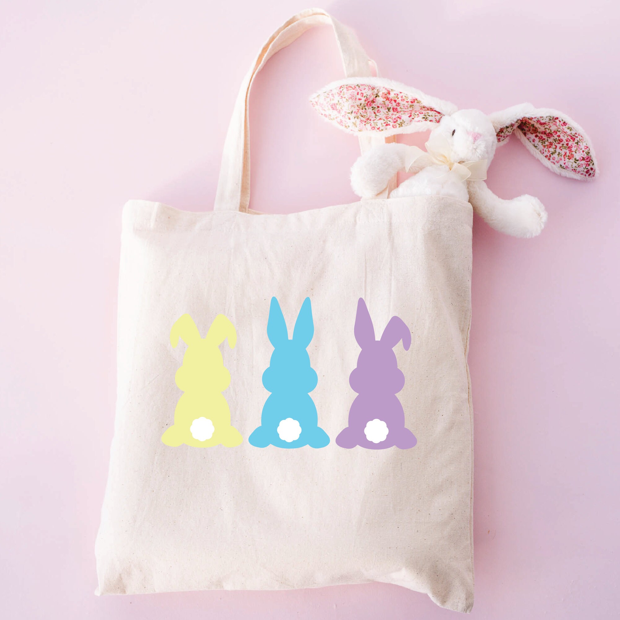 Three Bunnies SVG Easter Svg Easter Bunnies SVG Easter | Etsy