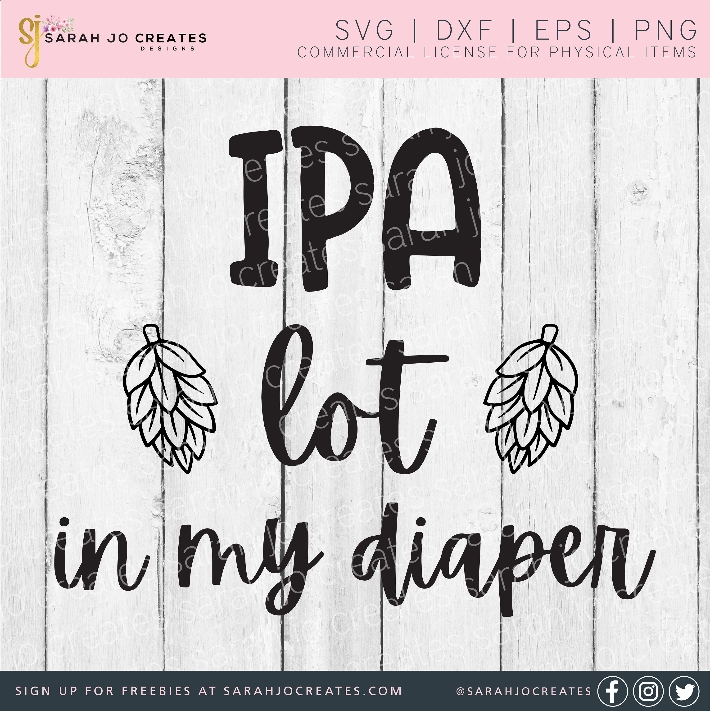 IPA Lot in My Diaper SVG Baby SVG Baby Nursery Svg Baby - Etsy Canada