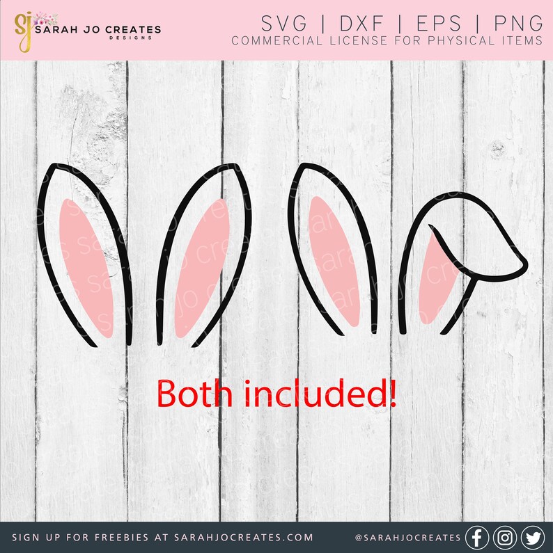 Bunny Ears SVG Bunny Ears Svg Bundle Easter Svg Easter - Etsy
