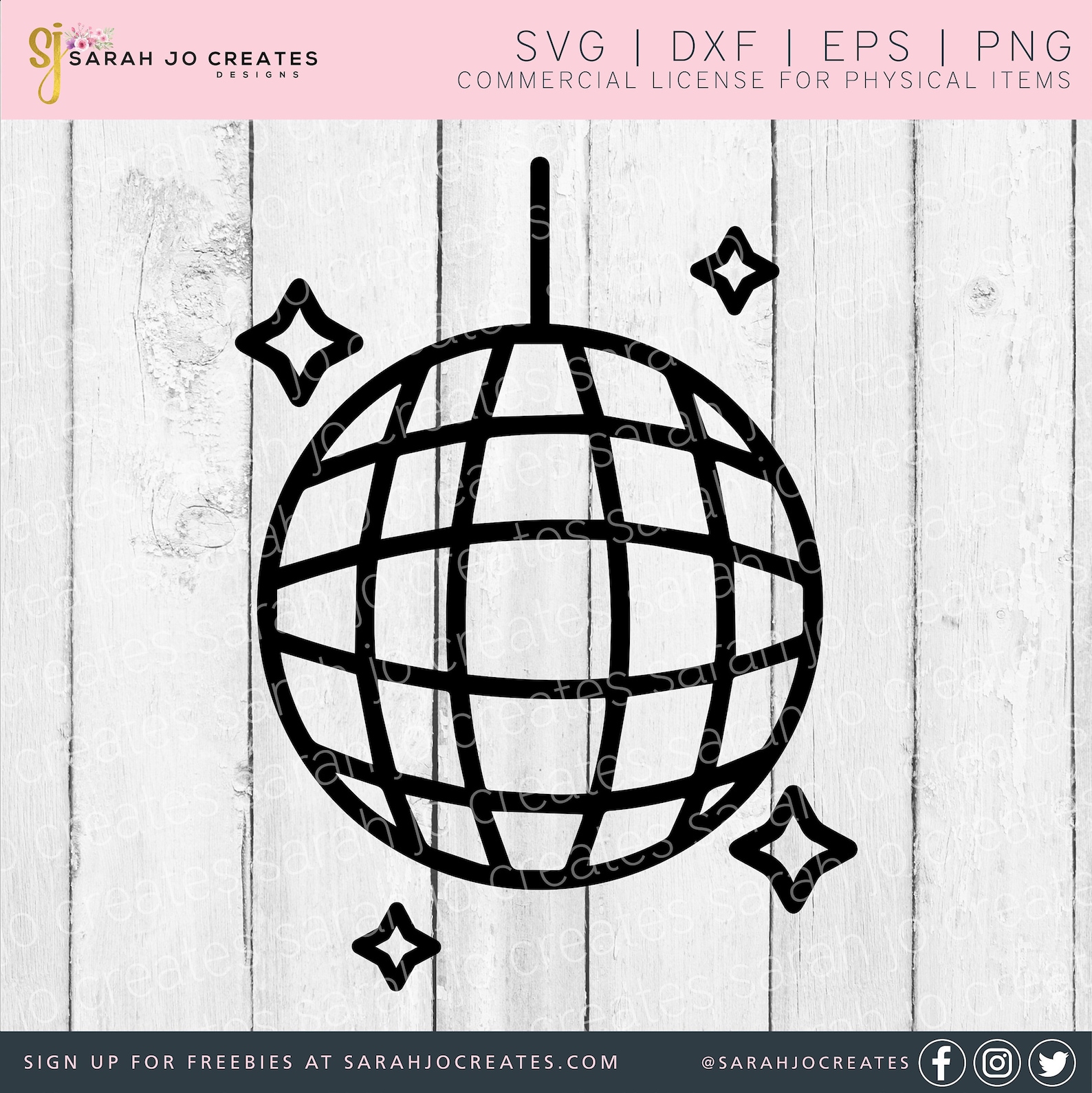 Disco Ball SVG Party Svg Dance Svg Disco Ball Clipart - Etsy