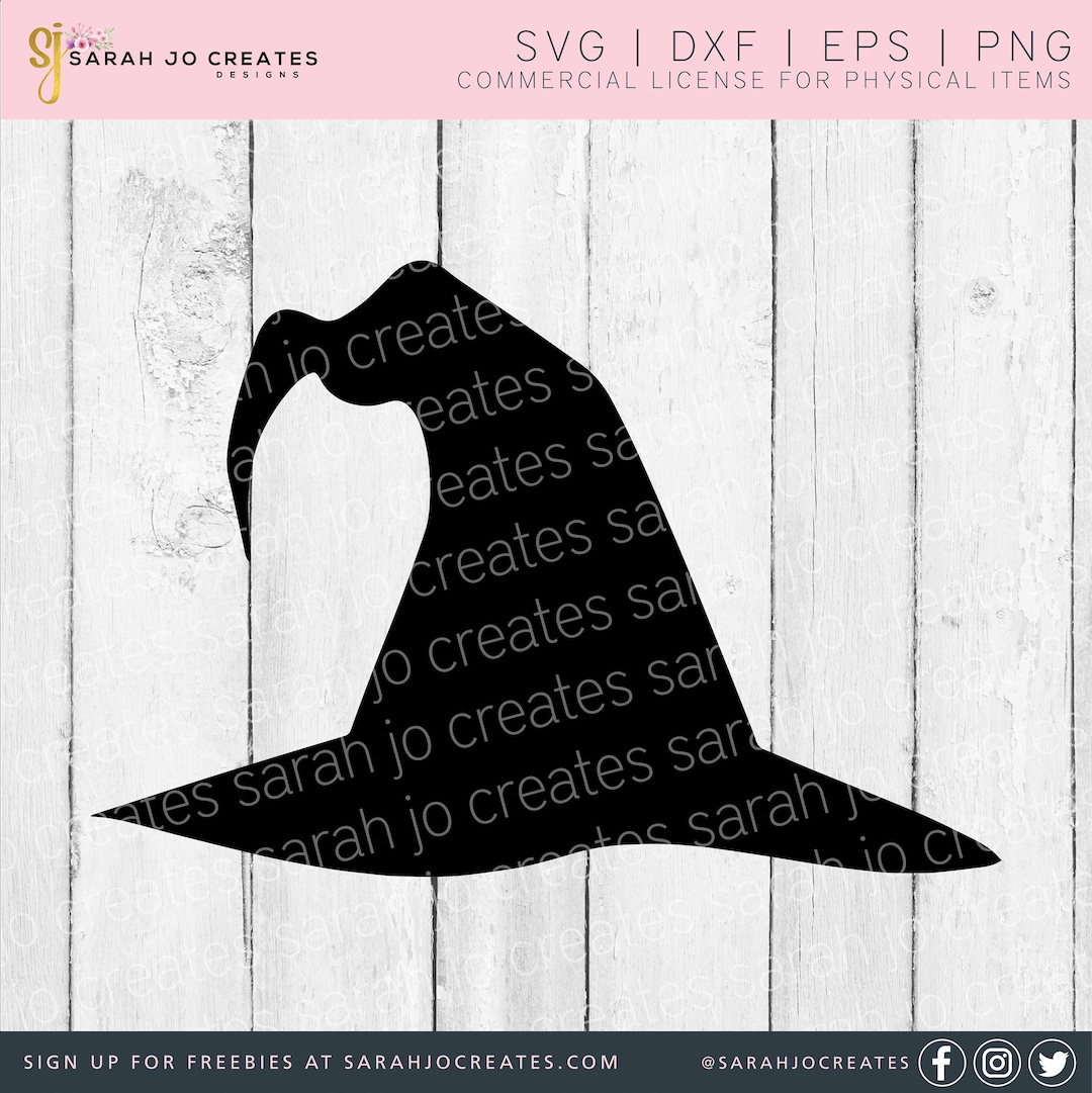 Witch Hat SVG - Witch Svg - Halloween Witch Svg - Fall SVG - Autumn Svg ...