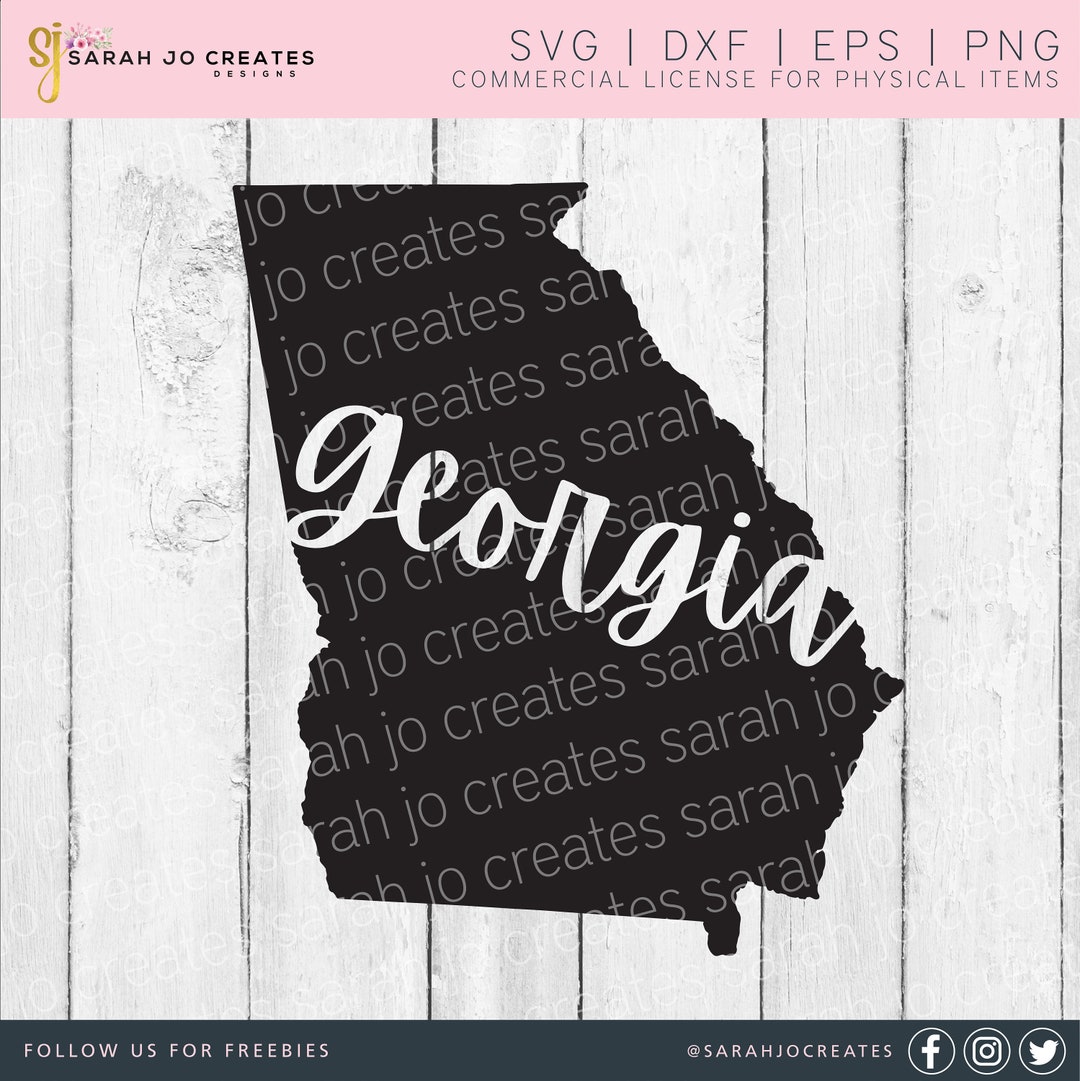 Georgia State SVG Georgia SVG United States Svg Georgia - Etsy