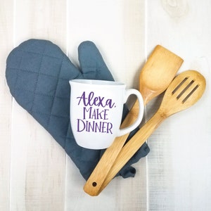 Alexa Make Dinner SVG: Farmhouse Kitchen Towel Design (digital Download ...