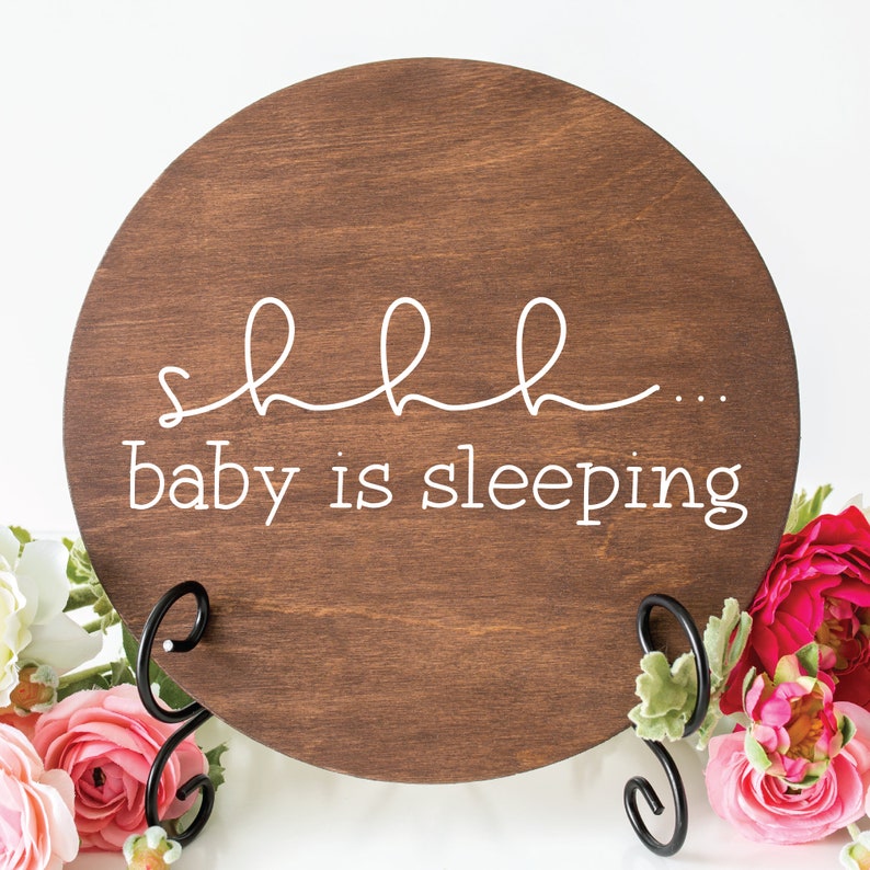 Shhh Baby is Sleeping SVG Baby SVG Baby Nursery SVG Baby - Etsy