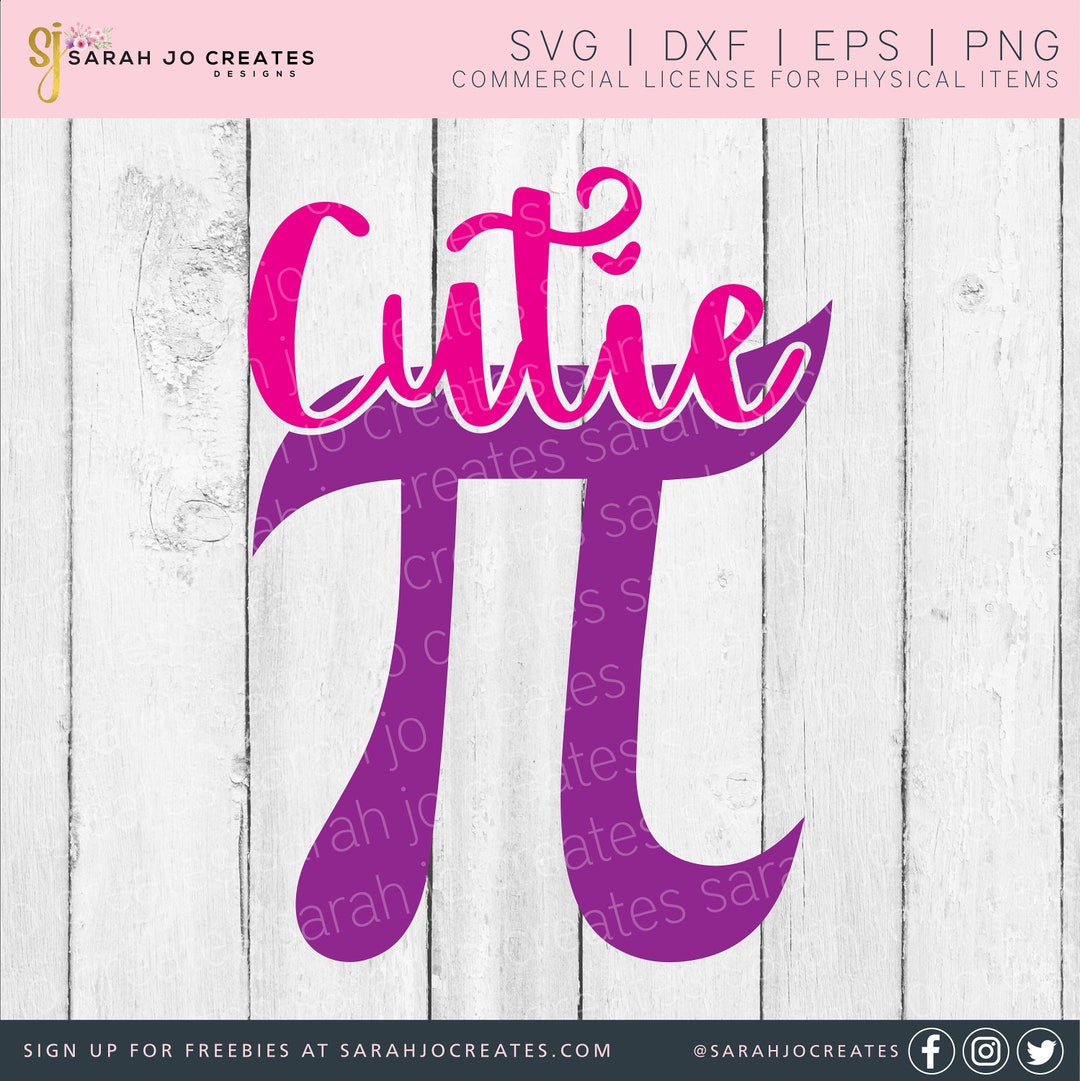 Cutie Pi SVG - Pi Svg - Cute Pi Svg - Math Svg - Pi Day Svg - Pi Symbol ...